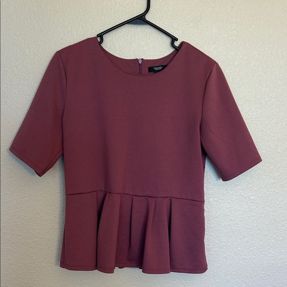Simply Vera Vera Wang | Tops | Simply Vera Vera Wang Dusty Rose Peplum ...